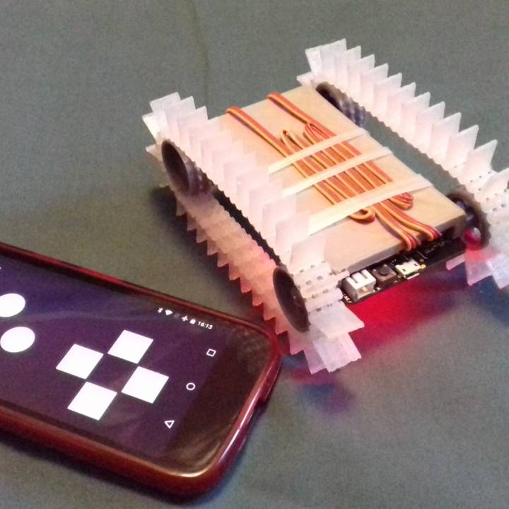 3D Printable MICROBIT ROVER by J R Cresser