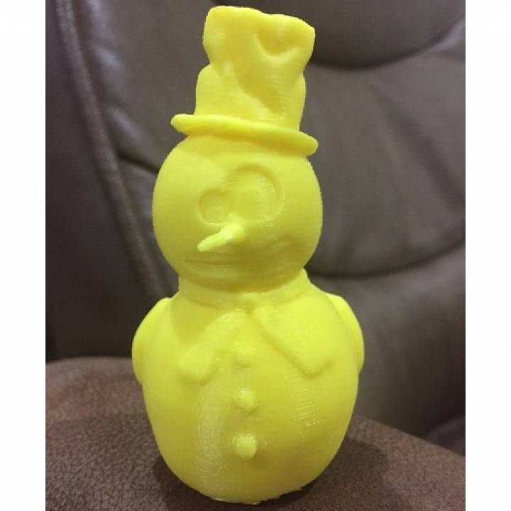 3D Printable Snowman by Paul Flamm