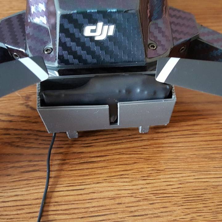 3D Printable Mavic Pro Marco Polo Tracker mount by Michael Hudson