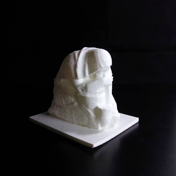 3D Printable Gravestone by Scan The World