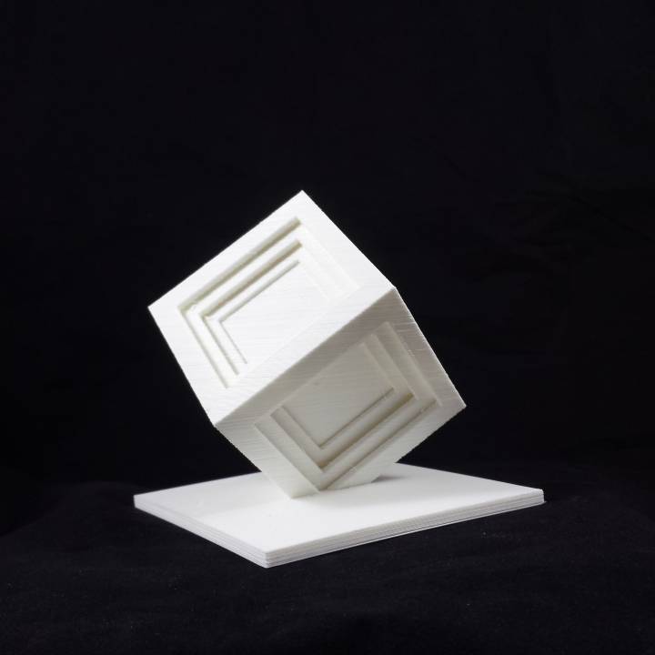 3D Printable Cube by Romain Kidd