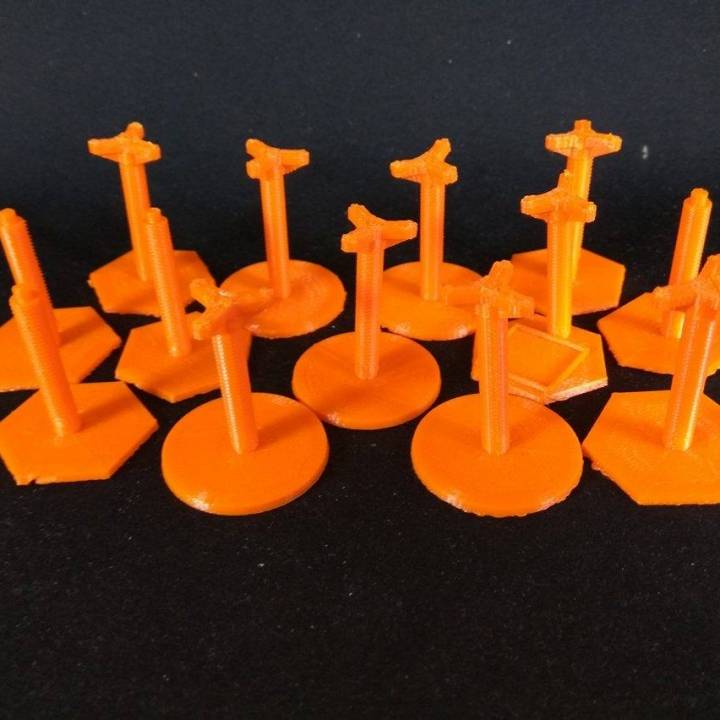 3D Printable Flying Stand for Tabletop Games - universal by Tom Richter