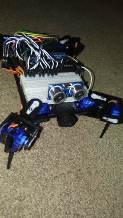 3D Printable Arduino Quadruped Crawler by Daniel Leavitt