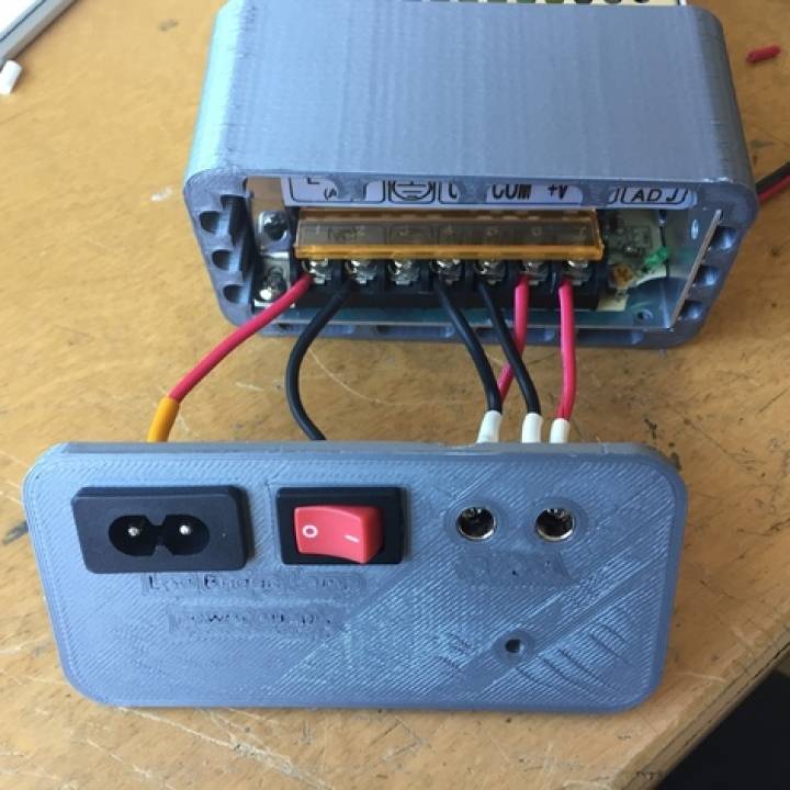 3D Printable Led Bridge Lamp PSU Covers by Janis Jakaitis