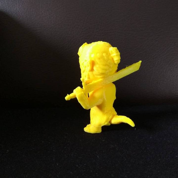 3D Printable hellboy (chibi) by 73ck