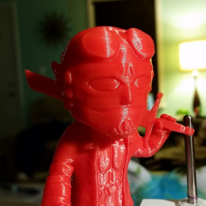 3D Print of hellboy (chibi) by HauntFreaks