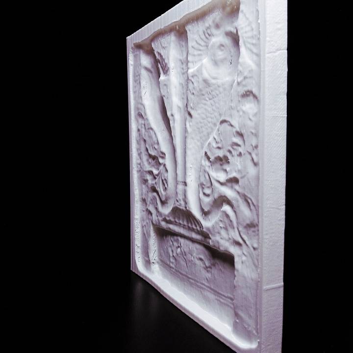 3D Printable Medieval Relief Mould by Scan The World
