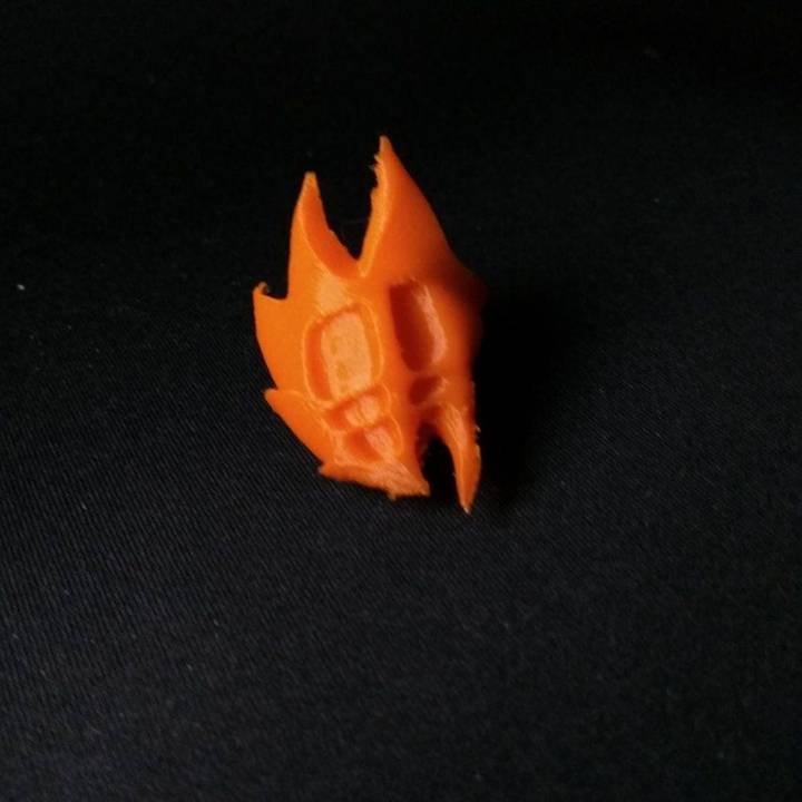 3D Printable Red Bludgeon Pendant by Sheldon Gray