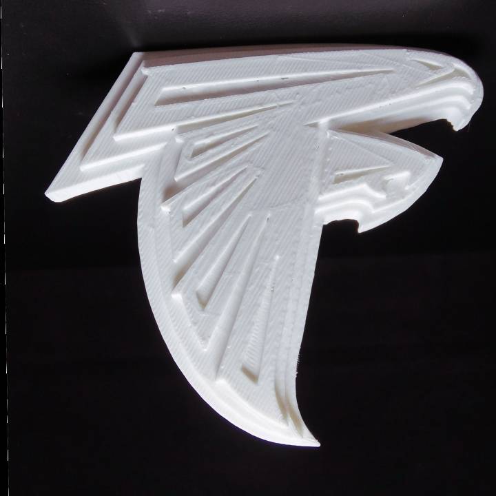 3D Printable Atlanta Falcons - Logo by Chris Schneider