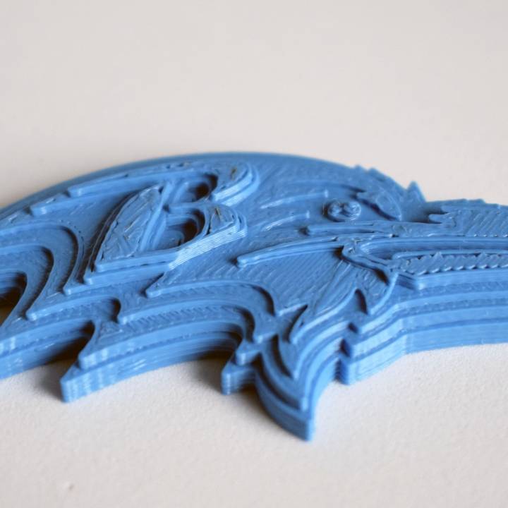 3D Printable Baltimore Ravens - Logo by Chris Schneider