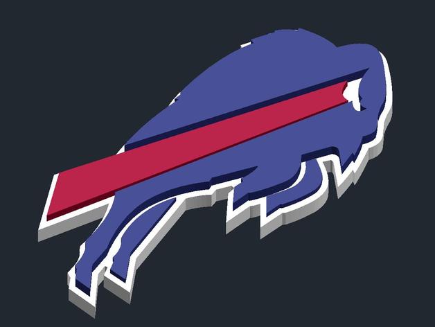3D Printable Buffalo Bills - Logo by Chris Schneider