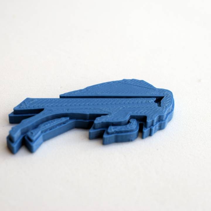 3D Printable Buffalo Bills - Logo by Chris Schneider