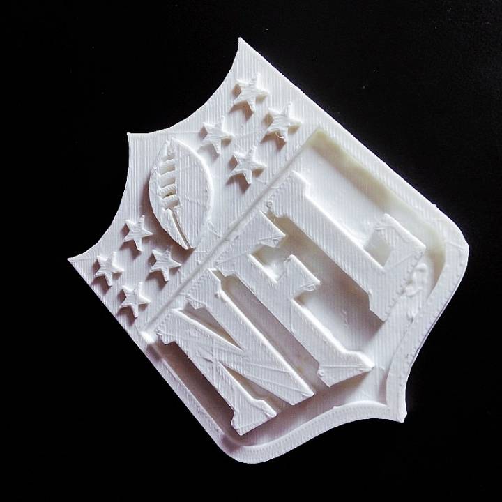 3D Printable NFL National Football League - Logo by Chris Schneider