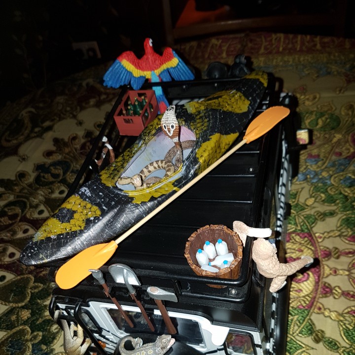 3D Print of Scale Kayak 1:10 by Munkfish