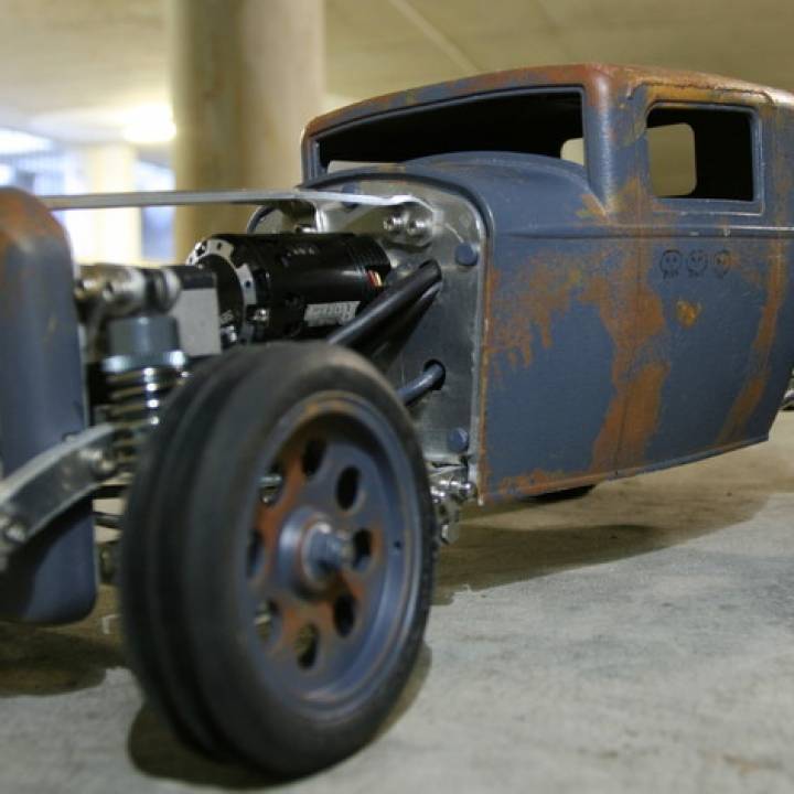 3D Printable RC Hotrod by Jason Suter