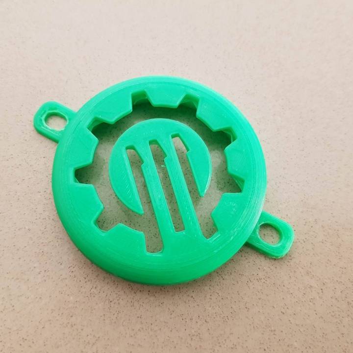 3D Printable Fallout Vault 111 fan cover for Anet A8 by Matty Hull