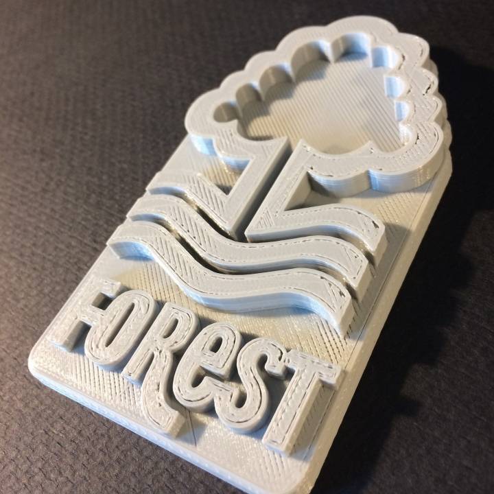 3D Printable Nottingham Forest FC - Logo by Chris Schneider