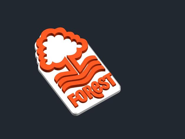 3D Printable Nottingham Forest FC - Logo by Chris Schneider