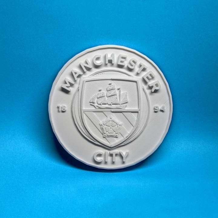 3D Printable Manchester City FC - Logo by Chris Schneider
