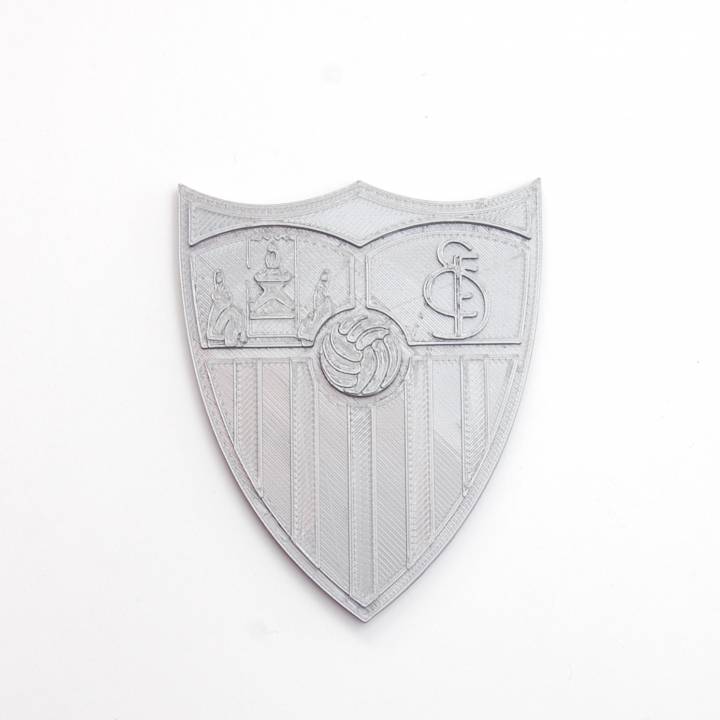 3D Printable Sevilla FC - Logo by Chris Schneider