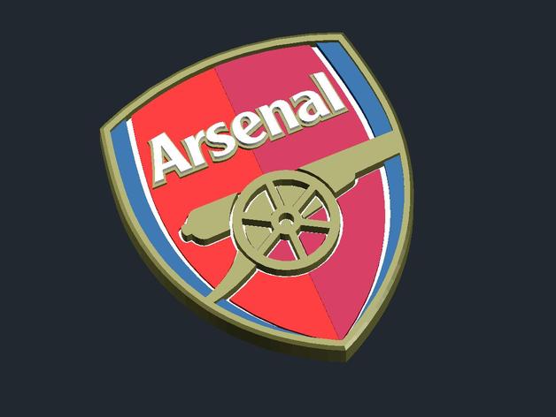 3D Printable FC Arsenal London - Logo by Chris Schneider