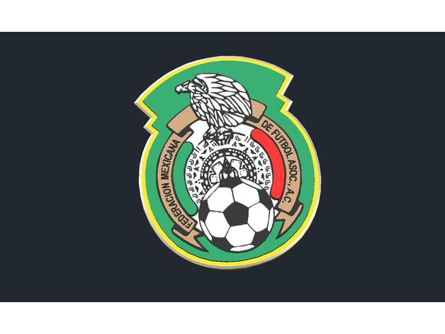 3D Printable Mexico_National Football Team - Logo by Chris Schneider