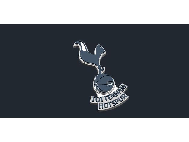 3D Printable Tottenham Hotspur - Logo by Chris Schneider