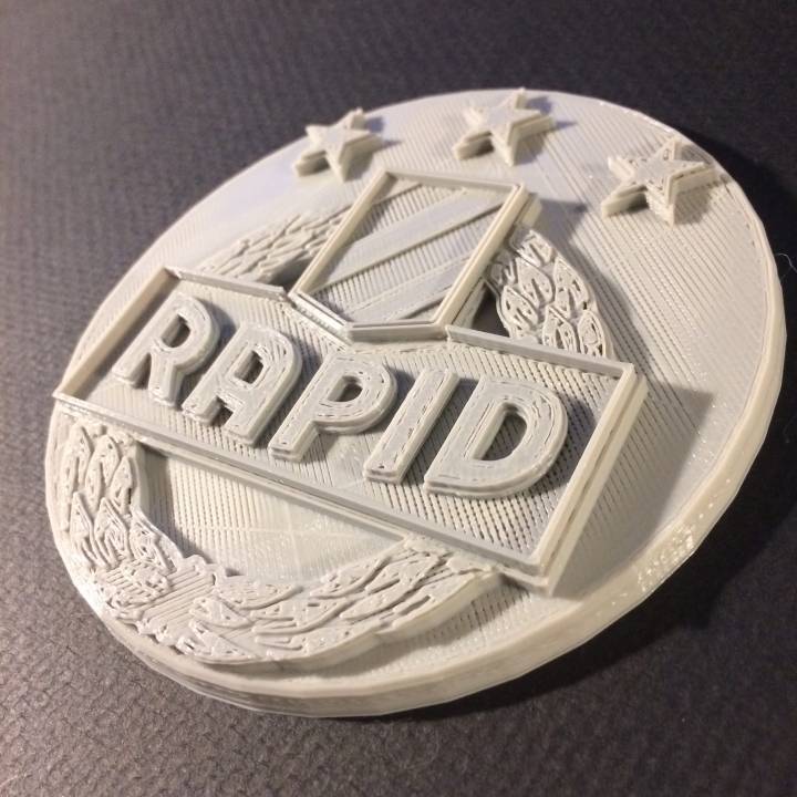 3D Printable SK Rapid Wien - Logo by Chris Schneider