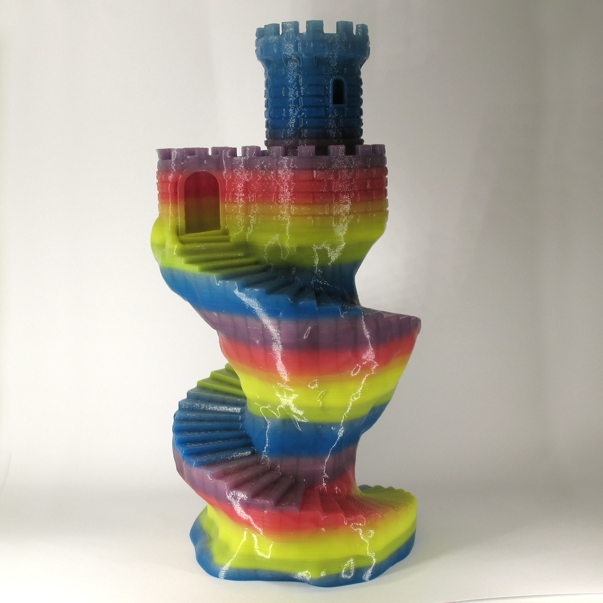 3D Printable Spiral Tower by Jukka Seppänen