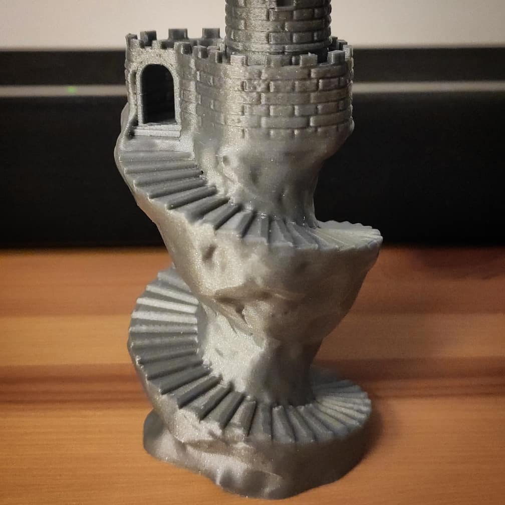 3D Printable Spiral Tower by Jukka Seppänen