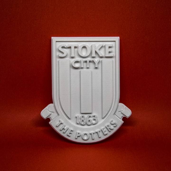 3D Printable Stoke City FC - Logo by Chris Schneider