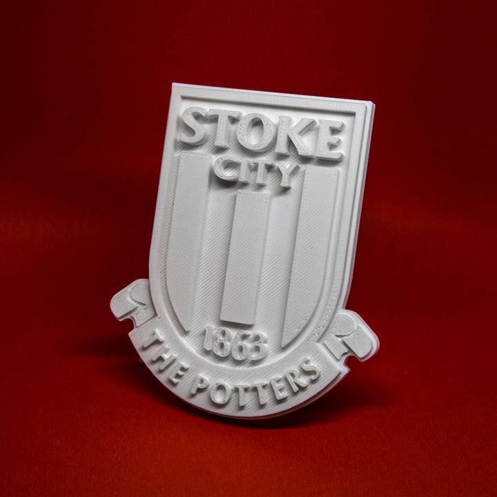 3D Printable Stoke City FC - Logo by Chris Schneider