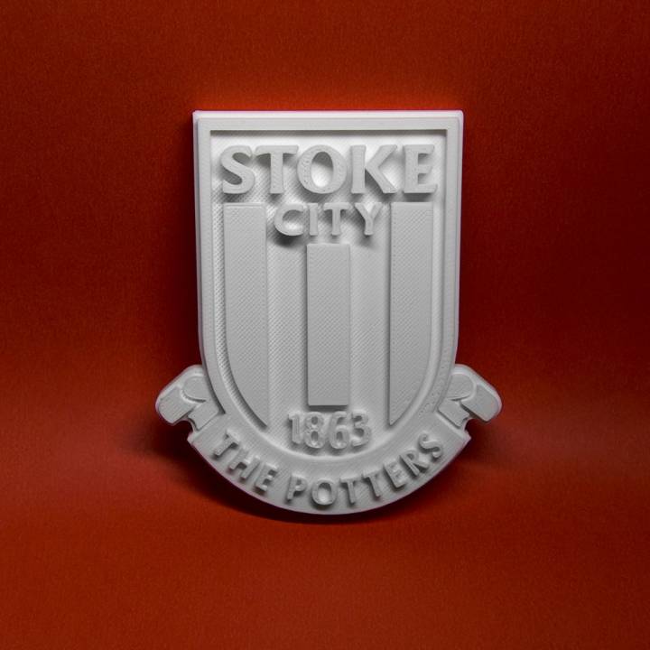 3D Printable Stoke City FC - Logo by Chris Schneider