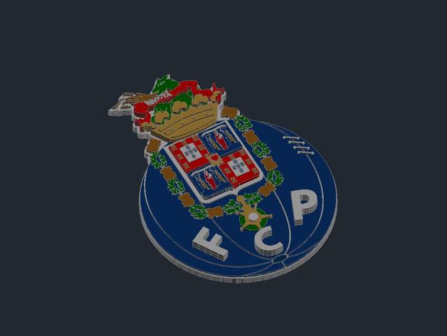 3D Printable FC Porto - Logo by Chris Schneider