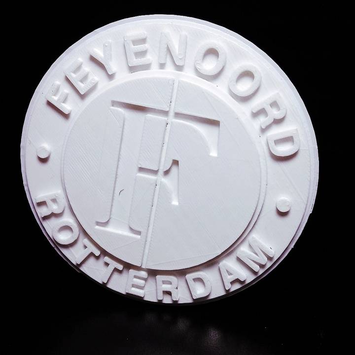 3D Printable Feyenoord Rotterdam - Logo by Chris Schneider