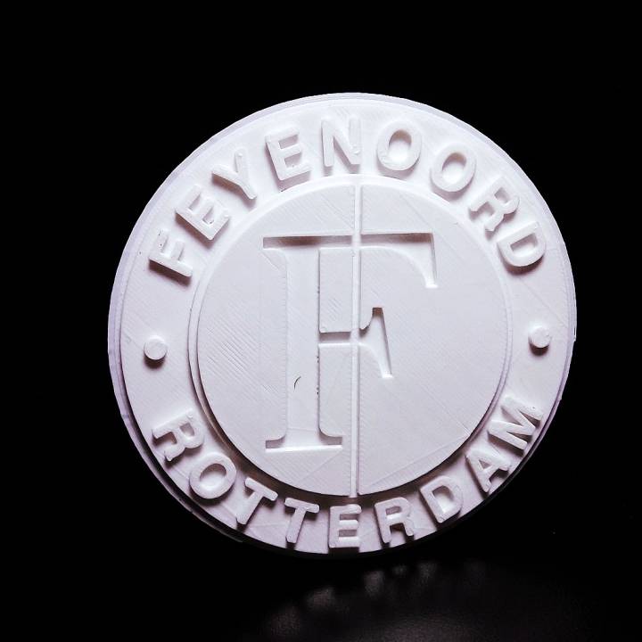 3D Printable Feyenoord Rotterdam - Logo by Chris Schneider