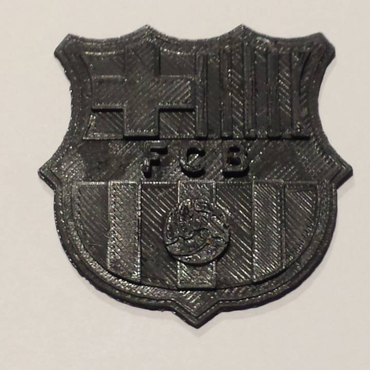 3D Printable FC Barcelona - Logo by Chris Schneider