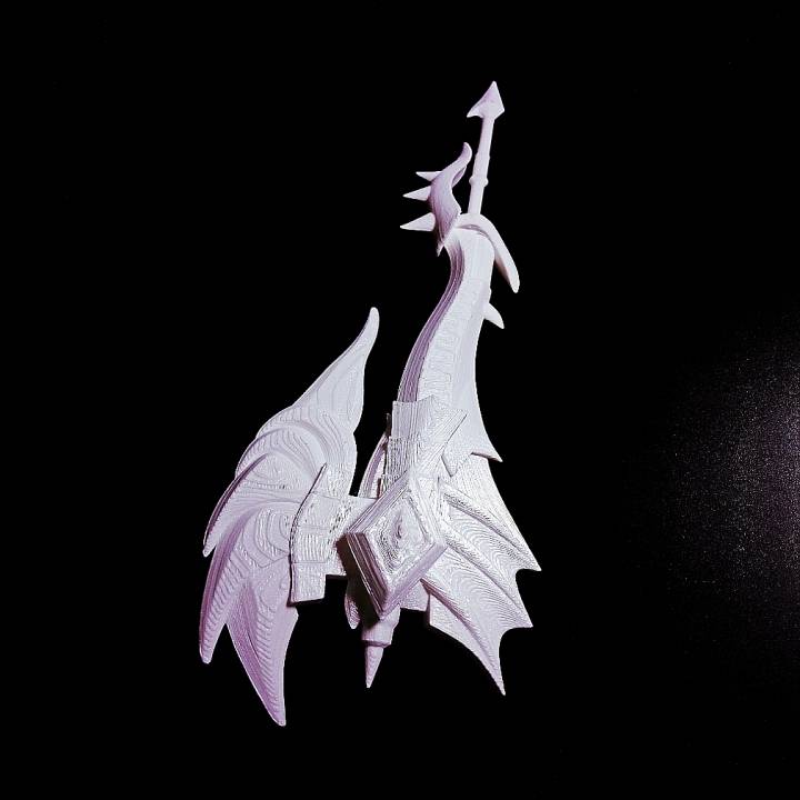 3D Printable Monster Hunter Voltaic Axe by Ben Deangelis