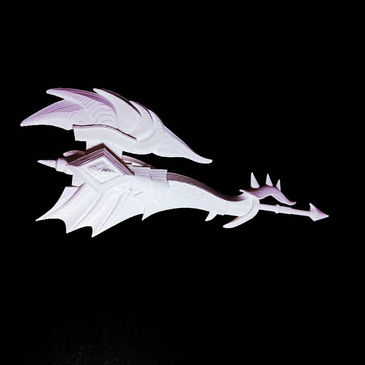3D Printable Monster Hunter Voltaic Axe by Ben Deangelis