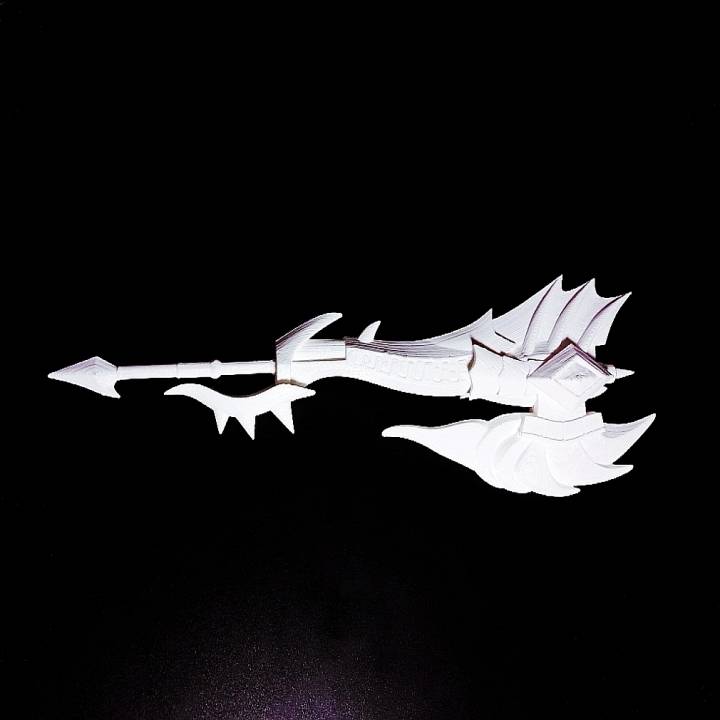 3D Printable Monster Hunter Voltaic Axe by Ben Deangelis