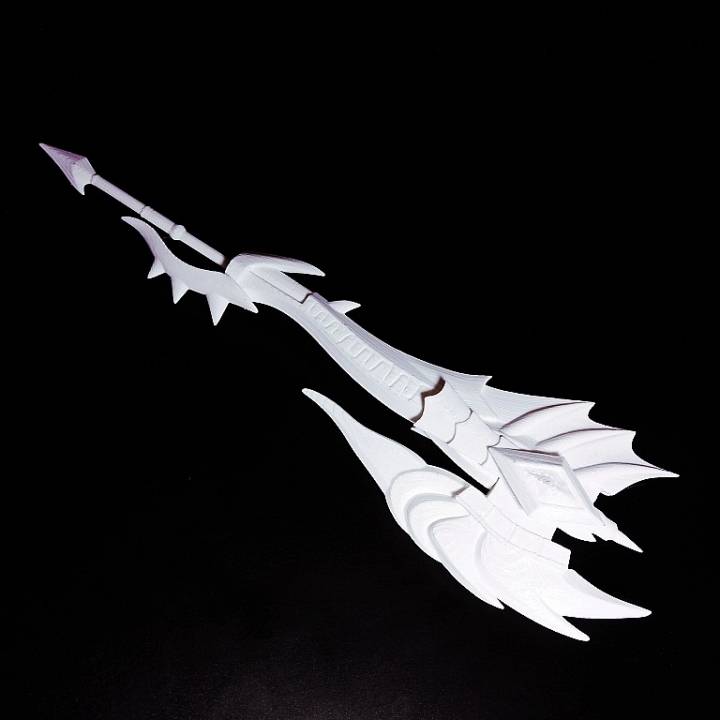 3D Printable Monster Hunter Voltaic Axe by Ben Deangelis