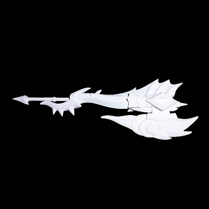 3D Printable Monster Hunter Voltaic Axe by Ben Deangelis
