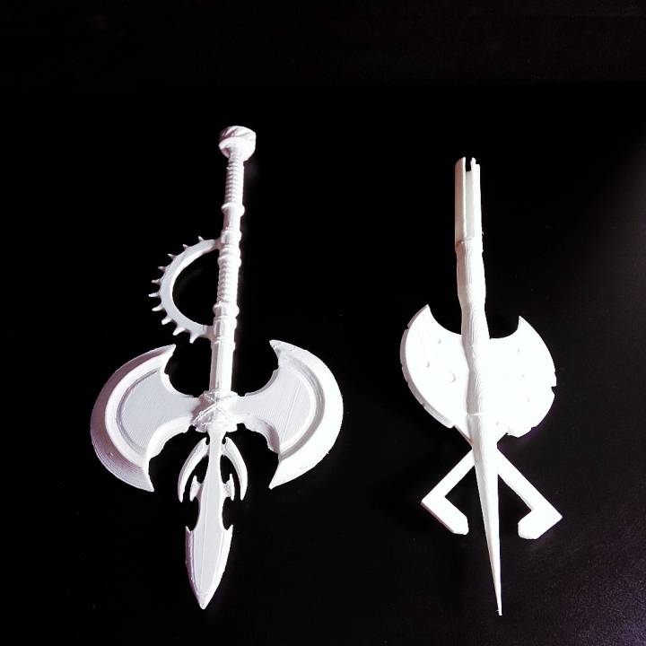 3D Printable Monster hunter weapon for design challenge by Daniel King