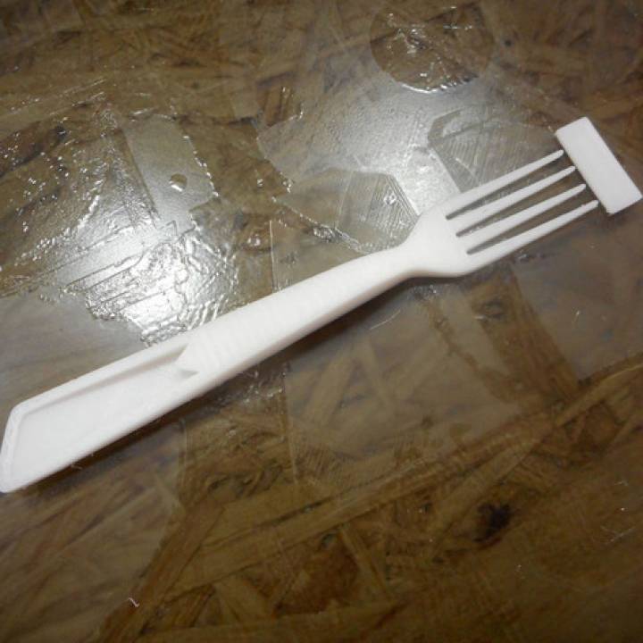 3D Printable Simple design fork by Guido Maurizio