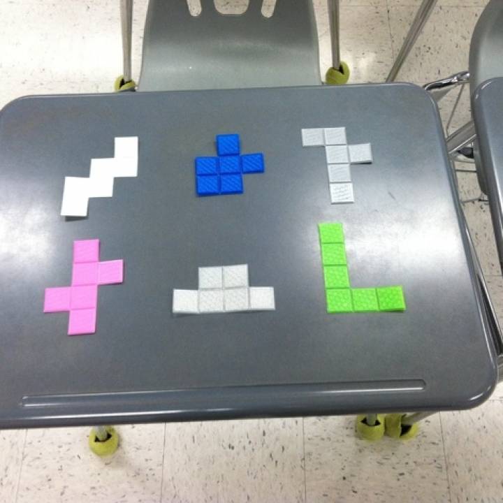 3D Printable Nets of a Cube - Geometry Manipulative Set by Josh Ajima