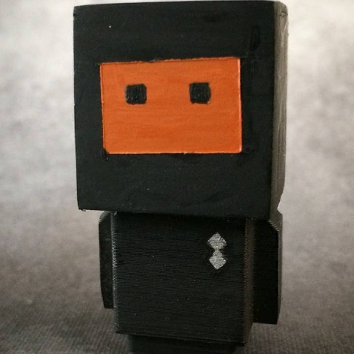 3D Printable Blockhead Blank 1 by Josh Ajima