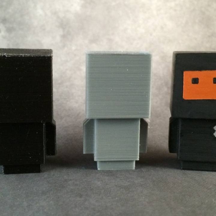 3D Printable Blockhead Blank 1 by Josh Ajima