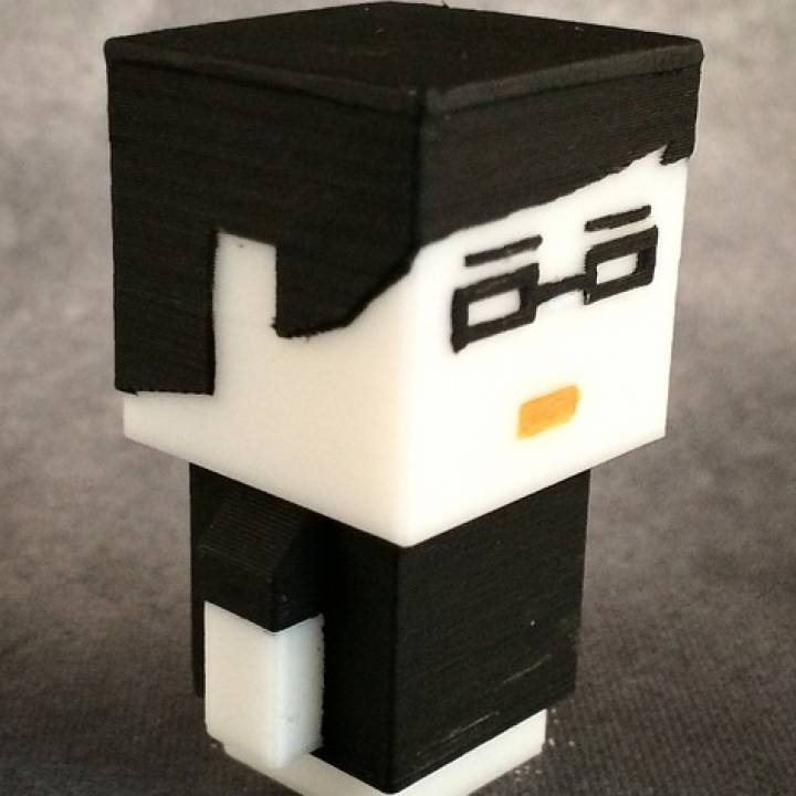 3D Printable Blockhead Norm - Tested by Josh Ajima