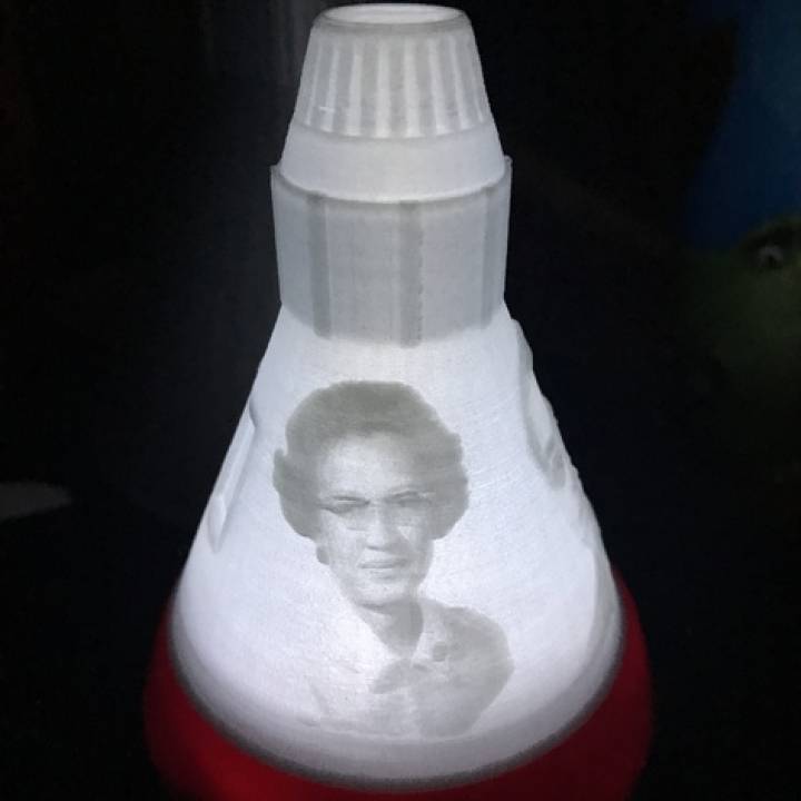 3D Printable Hidden Figures - Friendship 7 by Josh Ajima