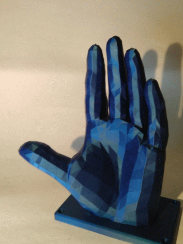 3D Printable Hand Shelf by Dano Wall